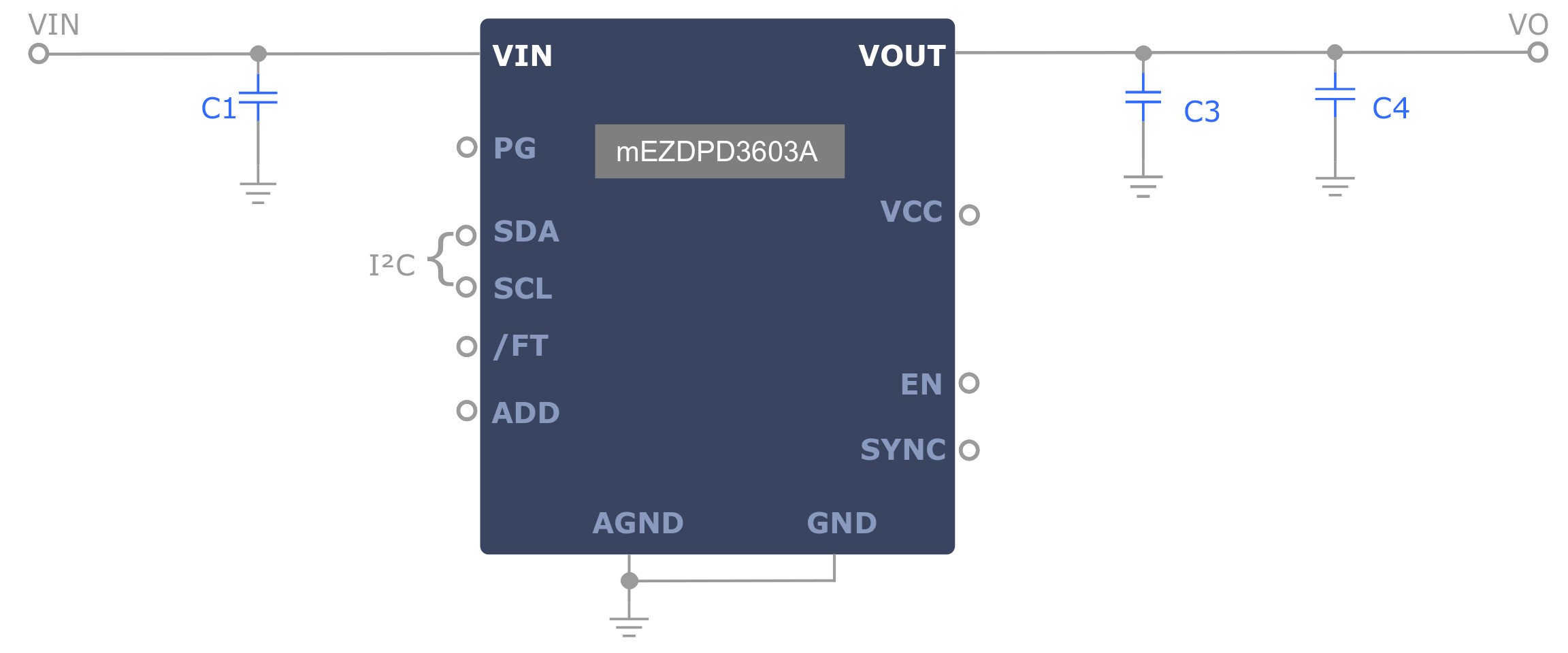 mEZDPD3603AS | mEZ Programmable Power Modules | MPS | Monolithic Power Systems